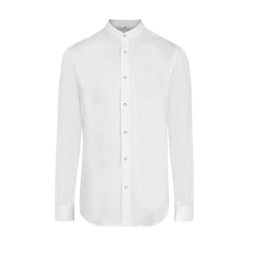 Hemd Nico - weiß stretch – Amsel Fashion